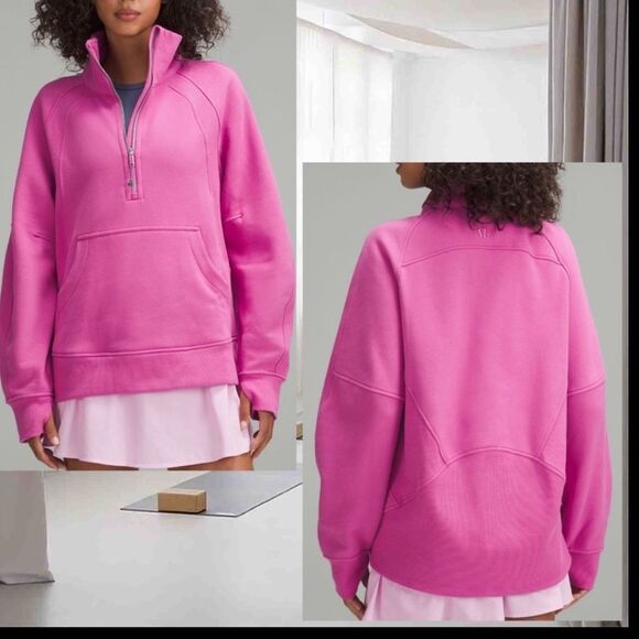 lululemon athletica | Tops | Lululemon Scuba Oversized Funnelneck Half ...